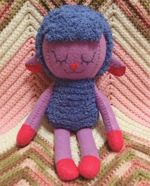 Handmade Plush Sheep Plush Felt Doll Art Doll Stuffed - Etsy