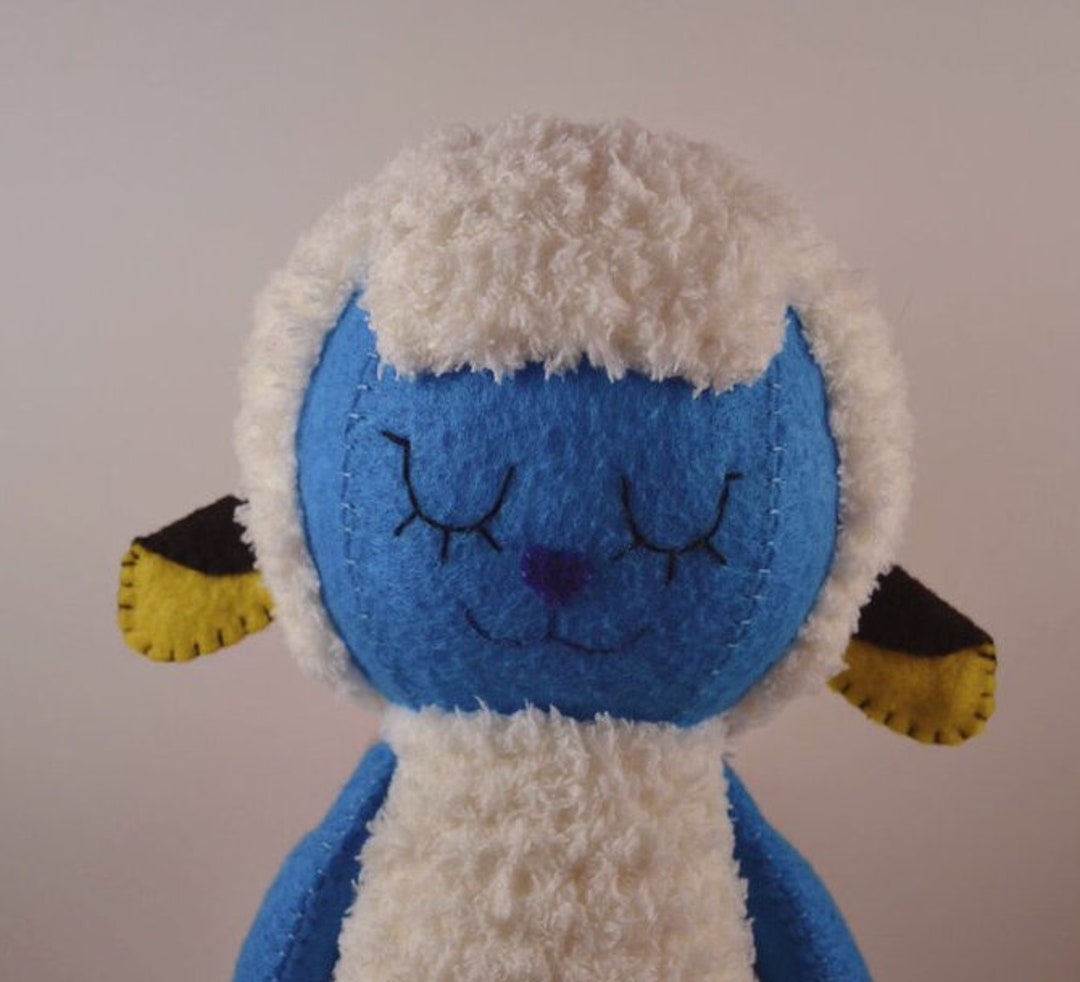 Handmade Plush, Sheep Plush, Felt Doll, Art Doll, Stuffed Animal, Plush ...