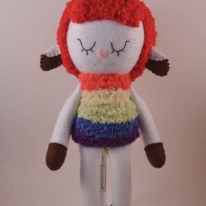 Handmade Plush, Sheep Plush, Felt Doll, Art Doll, Stuffed Animal, Plush ...