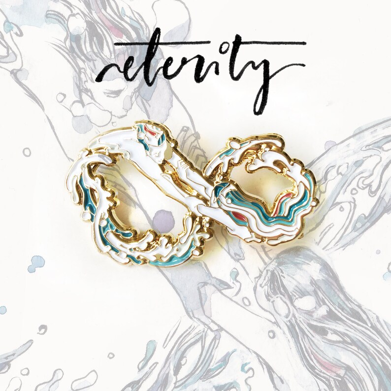 Eternity Enamel Pin | Etsy