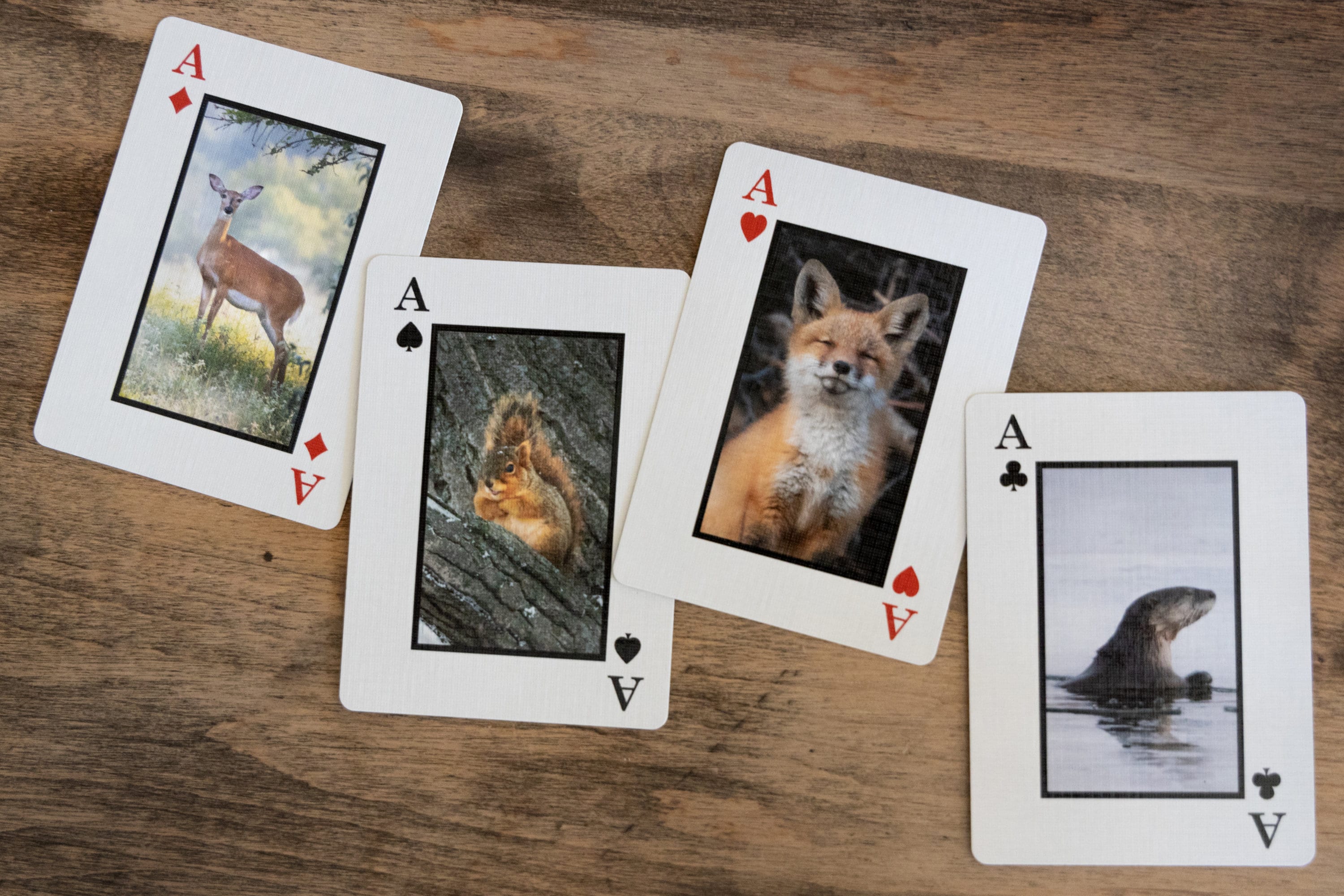 52-card Deck & Two Jokers Playing Cards Featuring Nebraska Wildlife and ...