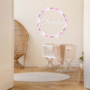 Custom Baby Name Sign, Large Name Sign, Nursery Wall Art, Personalized ...
