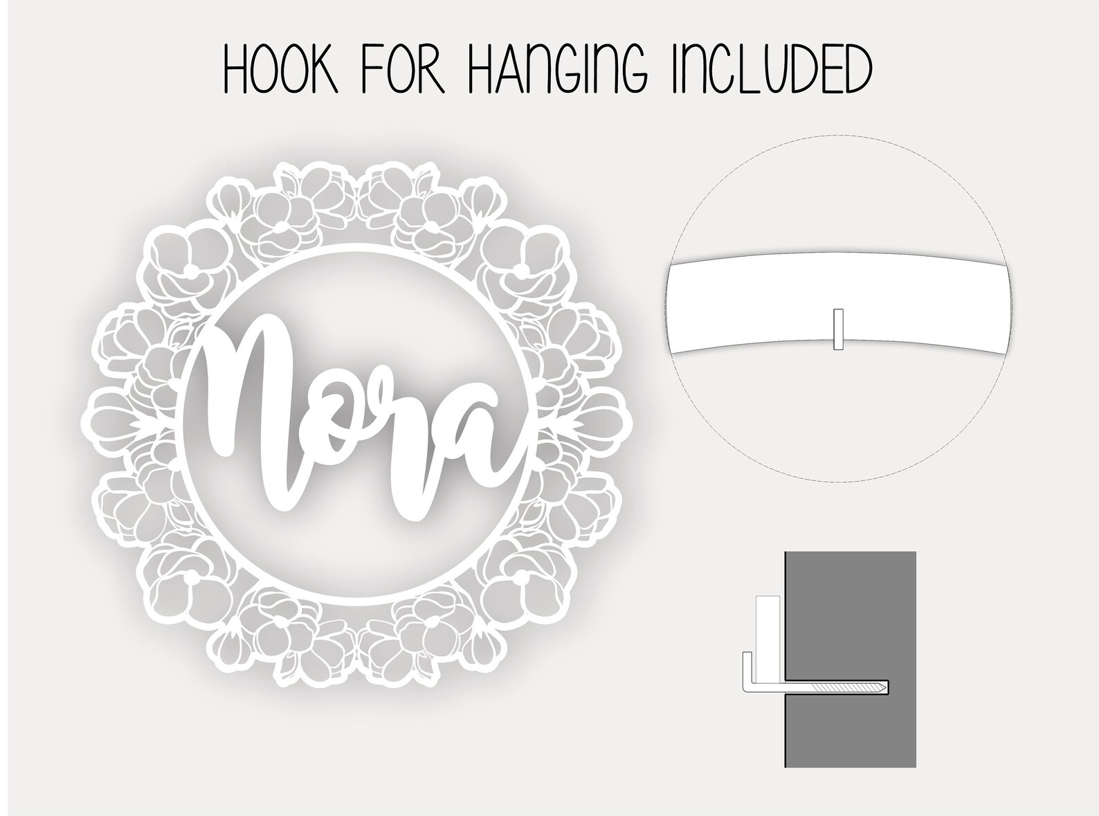 Baby Name Signs for Nursery, Baby Girl Nursery Sign, Baby Room Decor ...