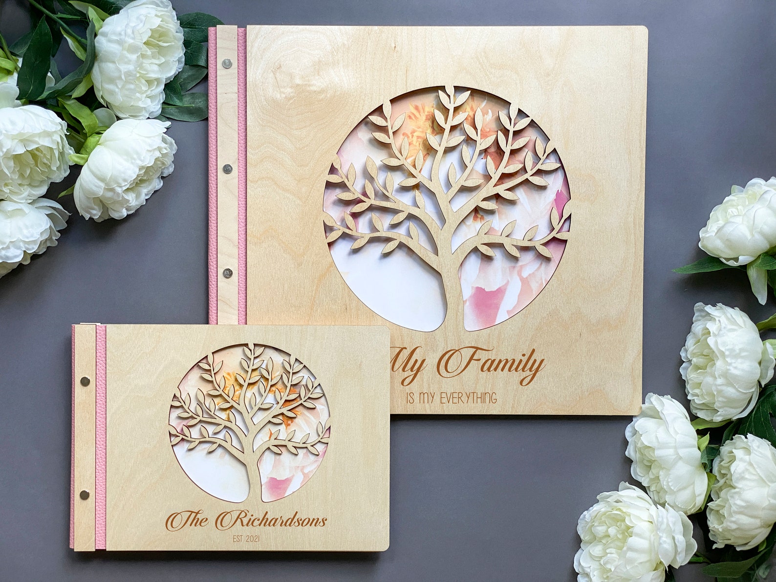 Photoalbum Family Tree Album School Photo Album Tree of - Etsy