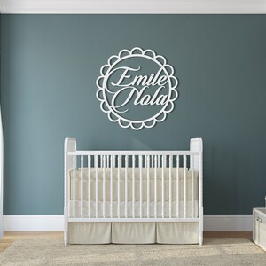 Custom Baby Name Sign, Large Name Sign, Nursery Wall Art, Personalized ...