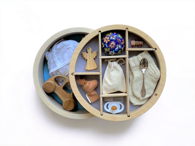 Memory box baby Keepsake box boy Elephant nursery decor | Etsy