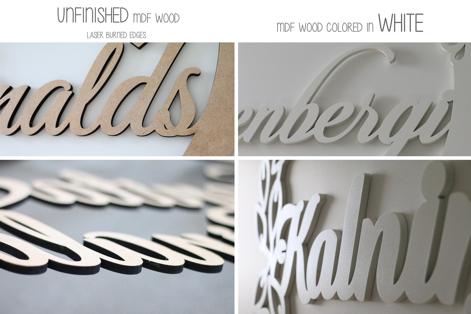 Custom Baby Name Sign Large Name Sign Nursery Wall Art | Etsy