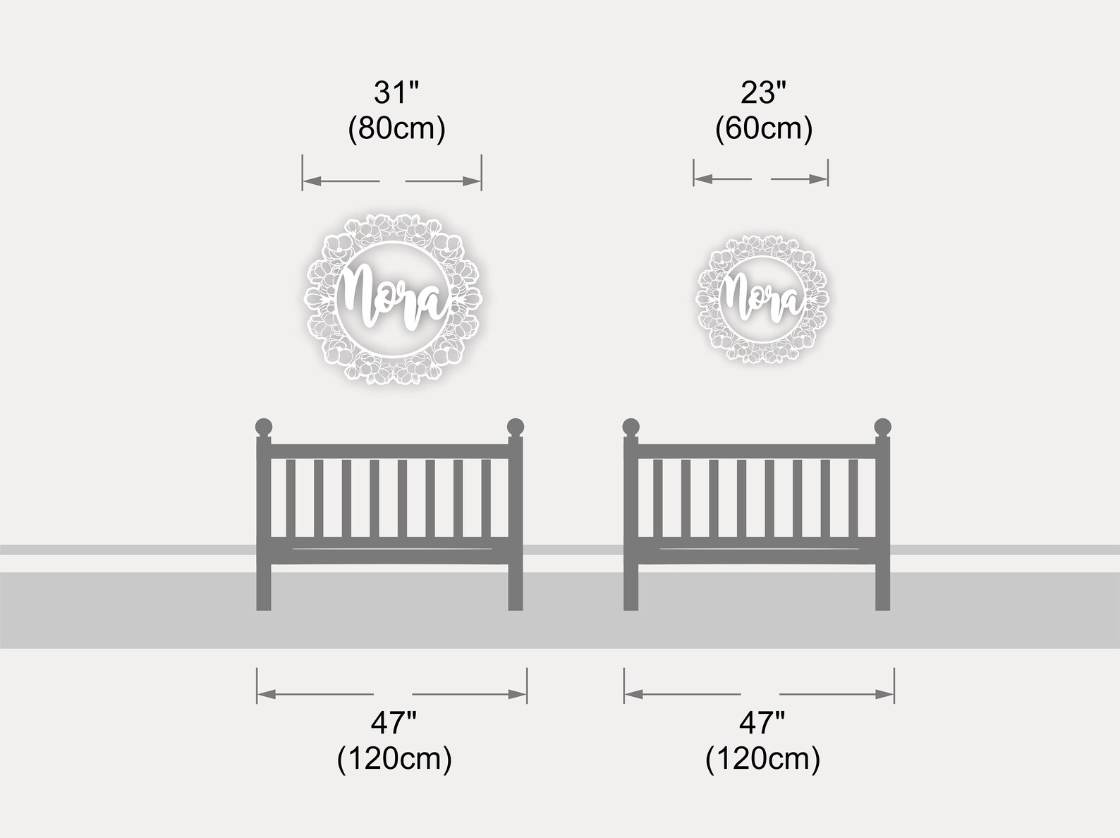 Baby Name Signs for Nursery Baby Girl Nursery Sign Baby Room - Etsy