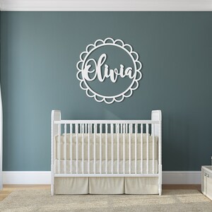 Custom Baby Name Sign, Large Name Sign, Nursery Wall Art, Personalized ...
