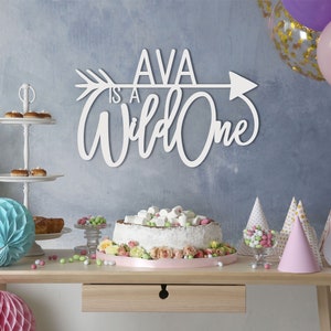 Wild One Banner, Wild One Sign, Wild One Birthday, Wild One Birthday ...