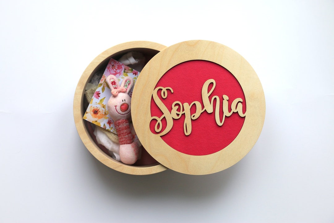 Baby Keepsake Box, Goddaughter Gifts, Wooden Keepsake Box, Gift Boxes ...