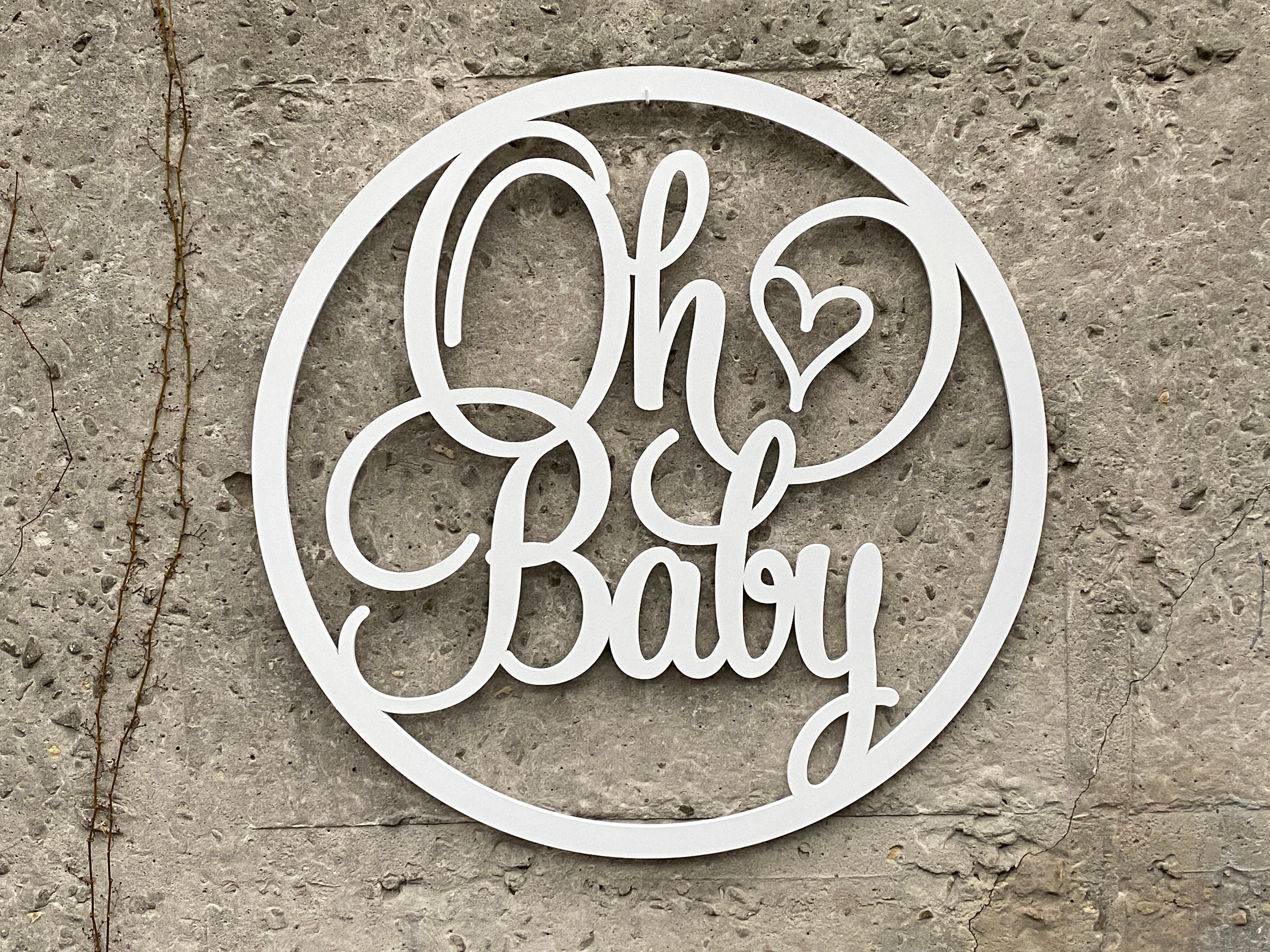 Oh Baby Sign Baby Shower Sign Oh Baby Backdrop Oh Baby | Etsy
