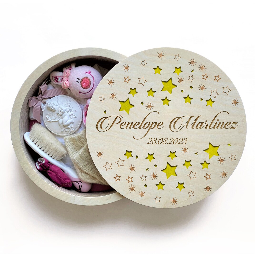 Personalised Baby Keepsake Box, Stars Baby Shower, Gifts Ideas for Boys ...