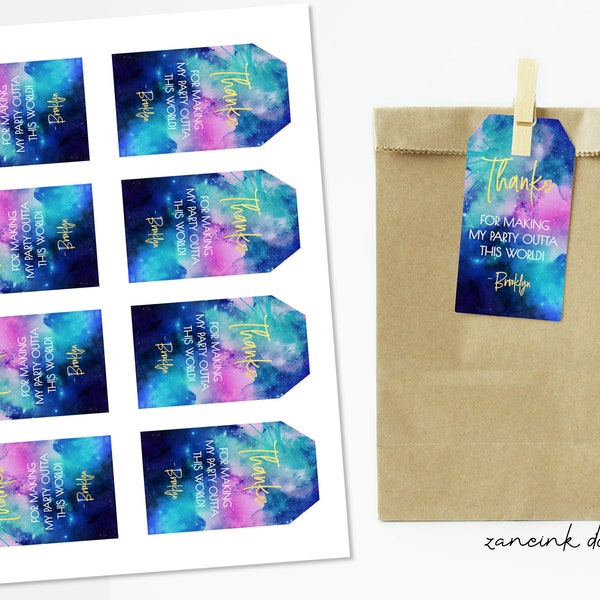 Thank Goodie Bag Cards - Etsy