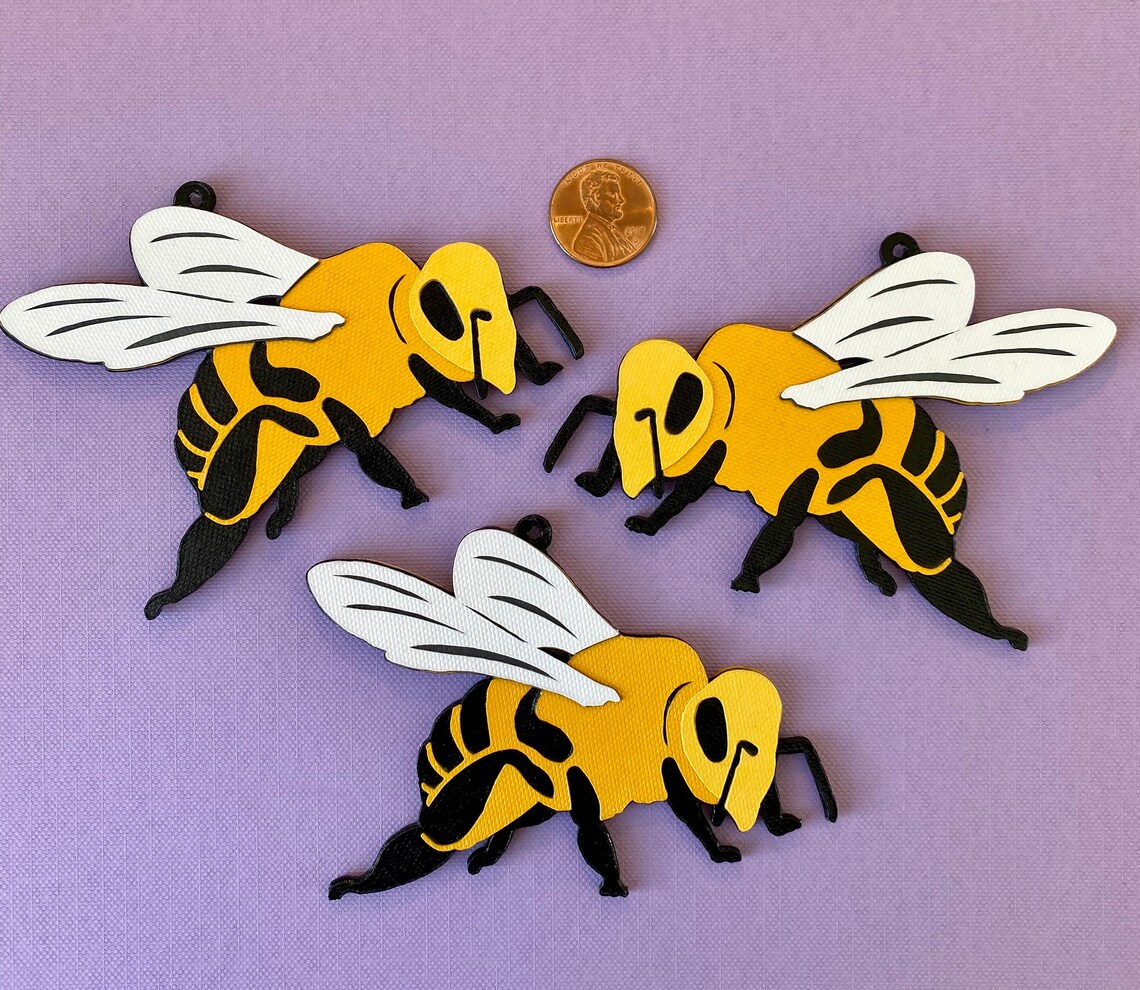 Bee Christmas Tree Ornament | Etsy