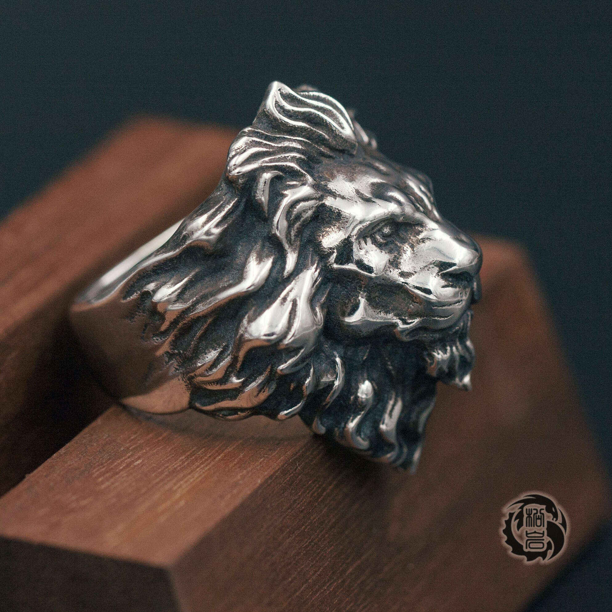 Men Silver Lion Ring Men Lion Head Ring Lion King Men Ring - Etsy Canada