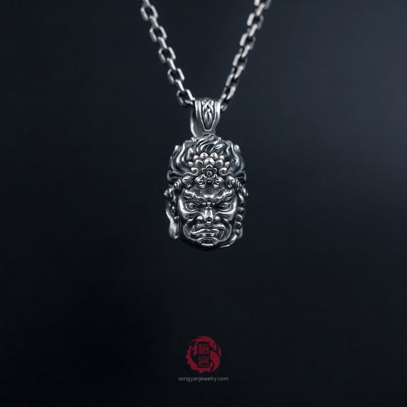 Sterling Silver Acala Pendant Necklace: Oxidized Jewelry - Etsy
