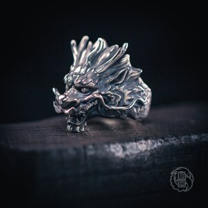 Dragon Ring Men Women Chinese Dragon Ring Japanese Dragon | Etsy