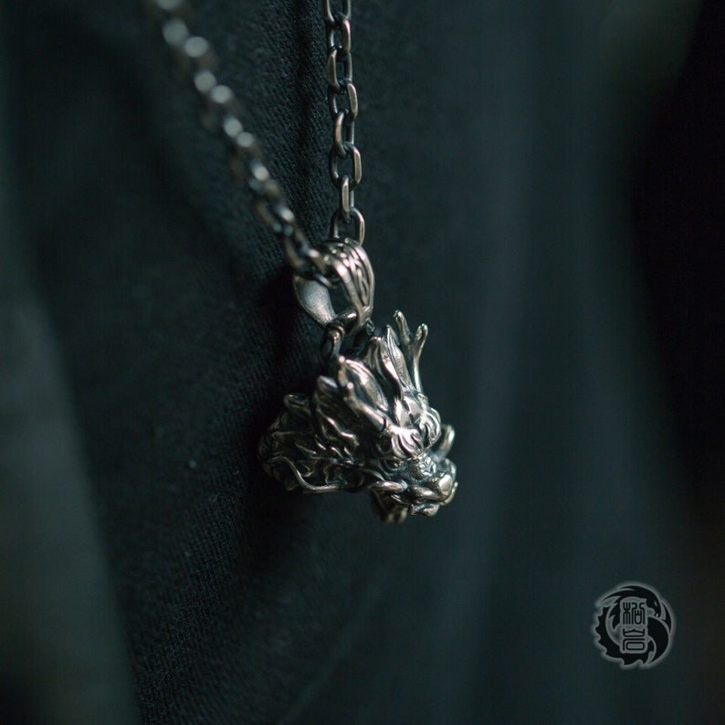 Dragon Necklace Chinese Dragon Pendant Japanese Dragon | Etsy