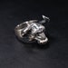 Sterling Silver Bull Ring, Mens Bull Ring, 3D Bull Head Ring, Oxidized ...
