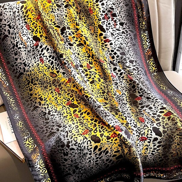 Leopard Print Silk - Etsy