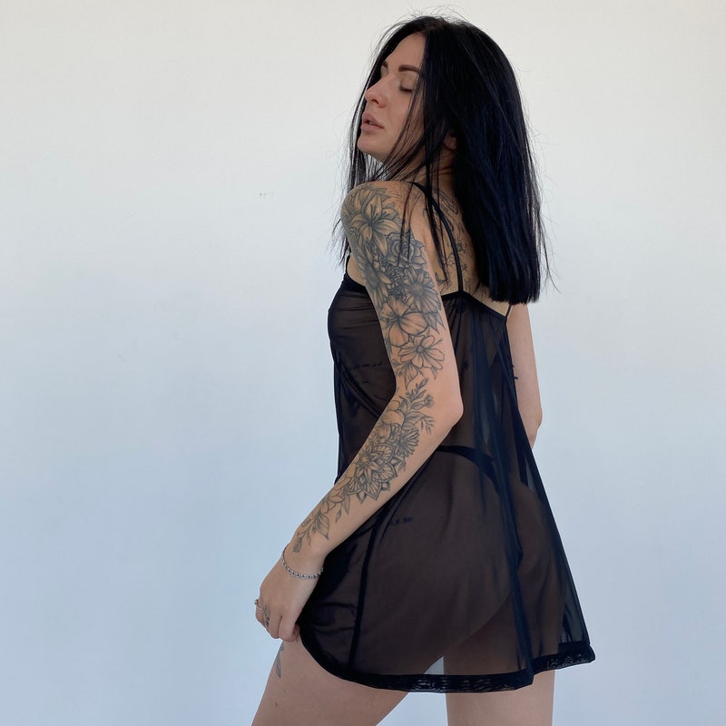 Sheer Nightgown Negligee - Etsy