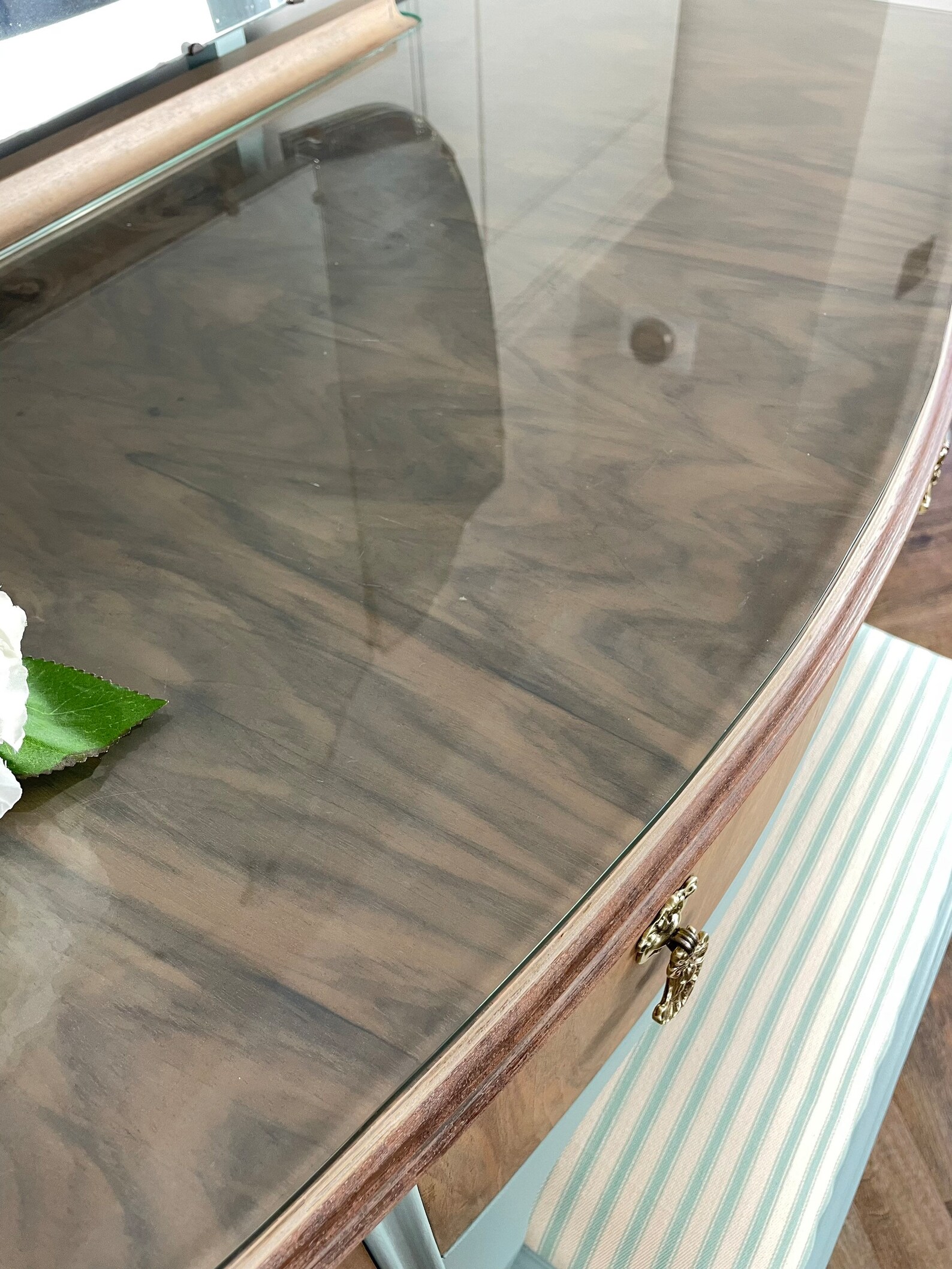 Vintage Blue Dressing Table Set 1940s Bedroom Furniture - Etsy