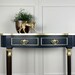 Vintage Blue and Gold Painted Table Regency Style Console - Etsy
