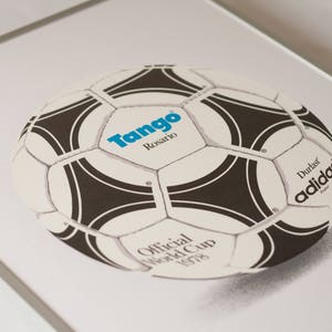 Classic 1978 World Cup Adidas Tango Football 5-colour Screenprint ...