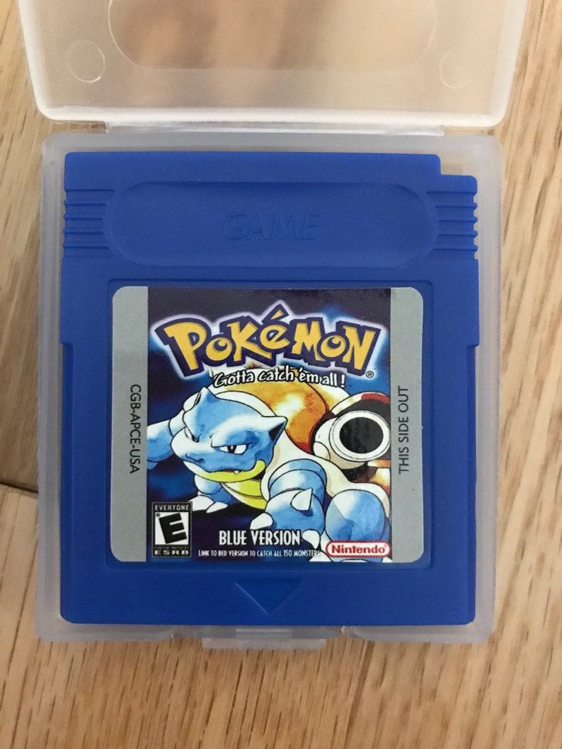 Pokémon Yellow Red Green Red Silver Gold Crystal Game Cart GBC | Etsy