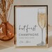 CHAMPAGNE | Bar Sign, but First Champagne, Wedding Sparkling Toast ...