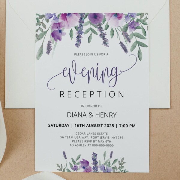 Evening Invite - Etsy UK