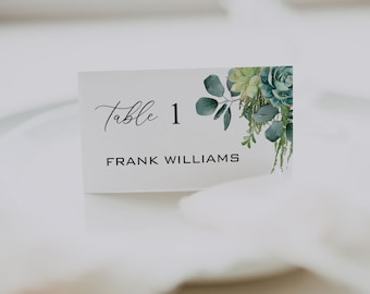 SUCCULENT Custom Sign Template Printable Boho Greenery | Etsy