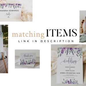 PURPLE | Bridal Shower Games Bundle, Printable Editable Templates ...