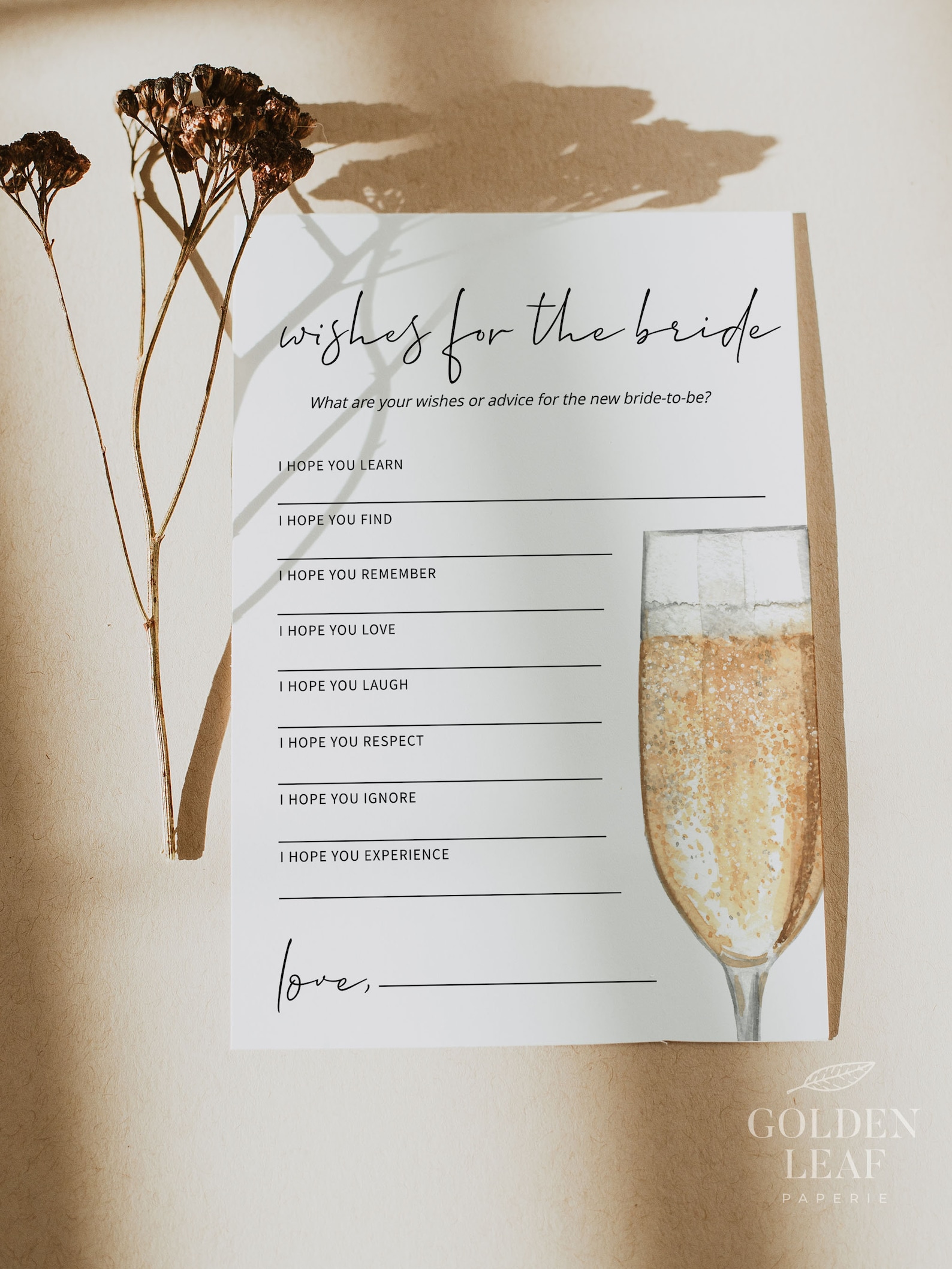 CHAMPAGNE | Bridal Shower Games Bundle, Printable Templates, Mimosa ...