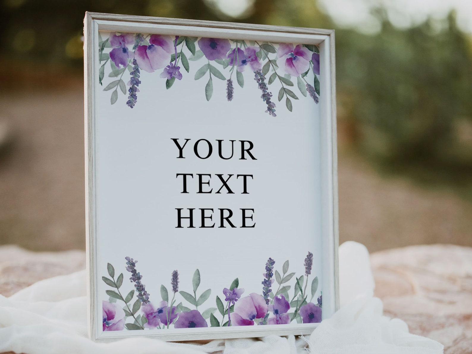 PURPLE | Wedding Sign Template Printable, Custom Wedding, Bridal Shower ...