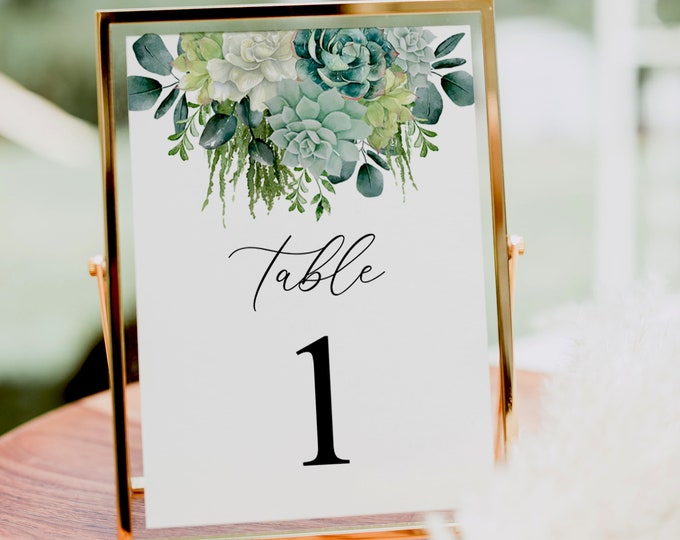 Classroom Table Numbers, Printable Table Numbers,round Table Numbers ...