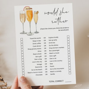 CHAMPAGNE | Bridal Shower Games Bundle, Printable Templates, Mimosa ...