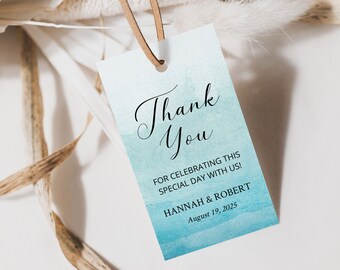 Beach Gift Tag - Etsy