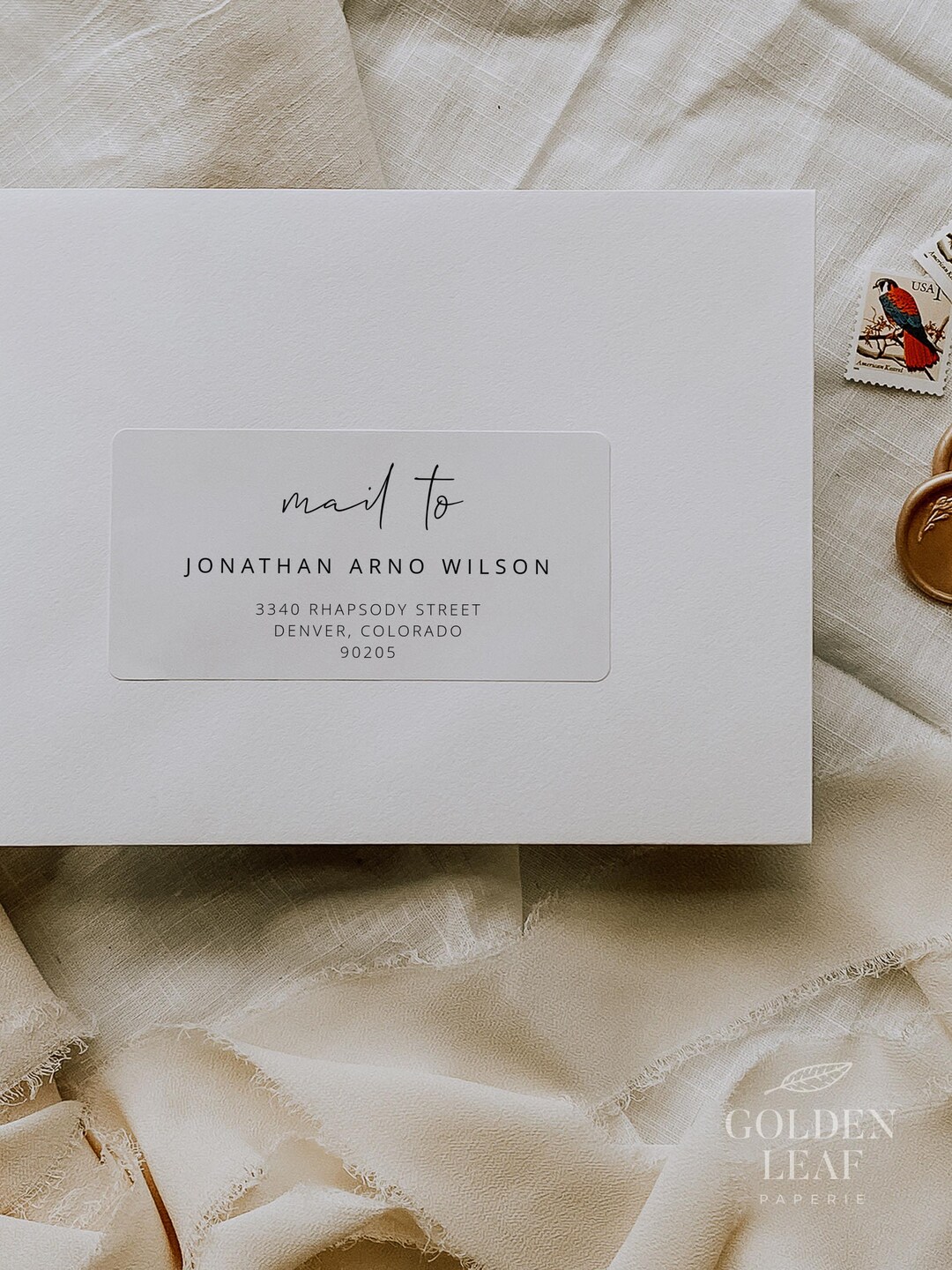 MINIMALIST | Address Label Template, Printable Label Template for ...