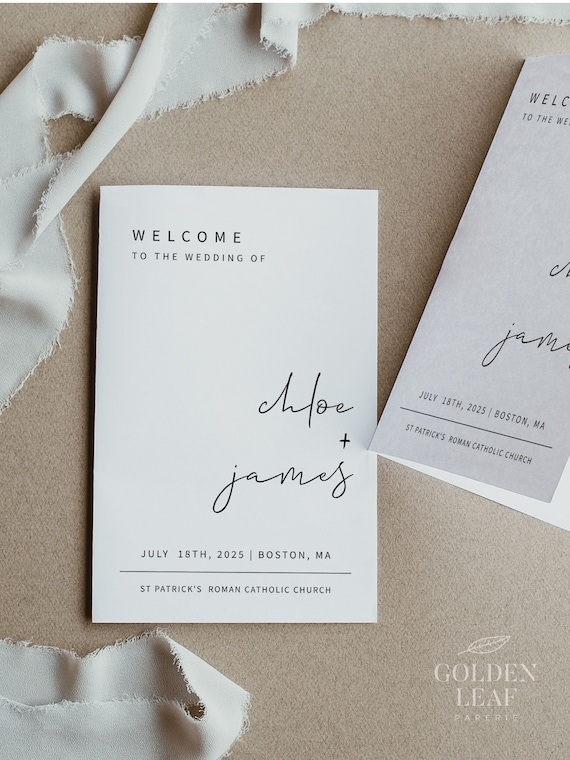 Wedding booklet 60 photos - Astyledwedding.com