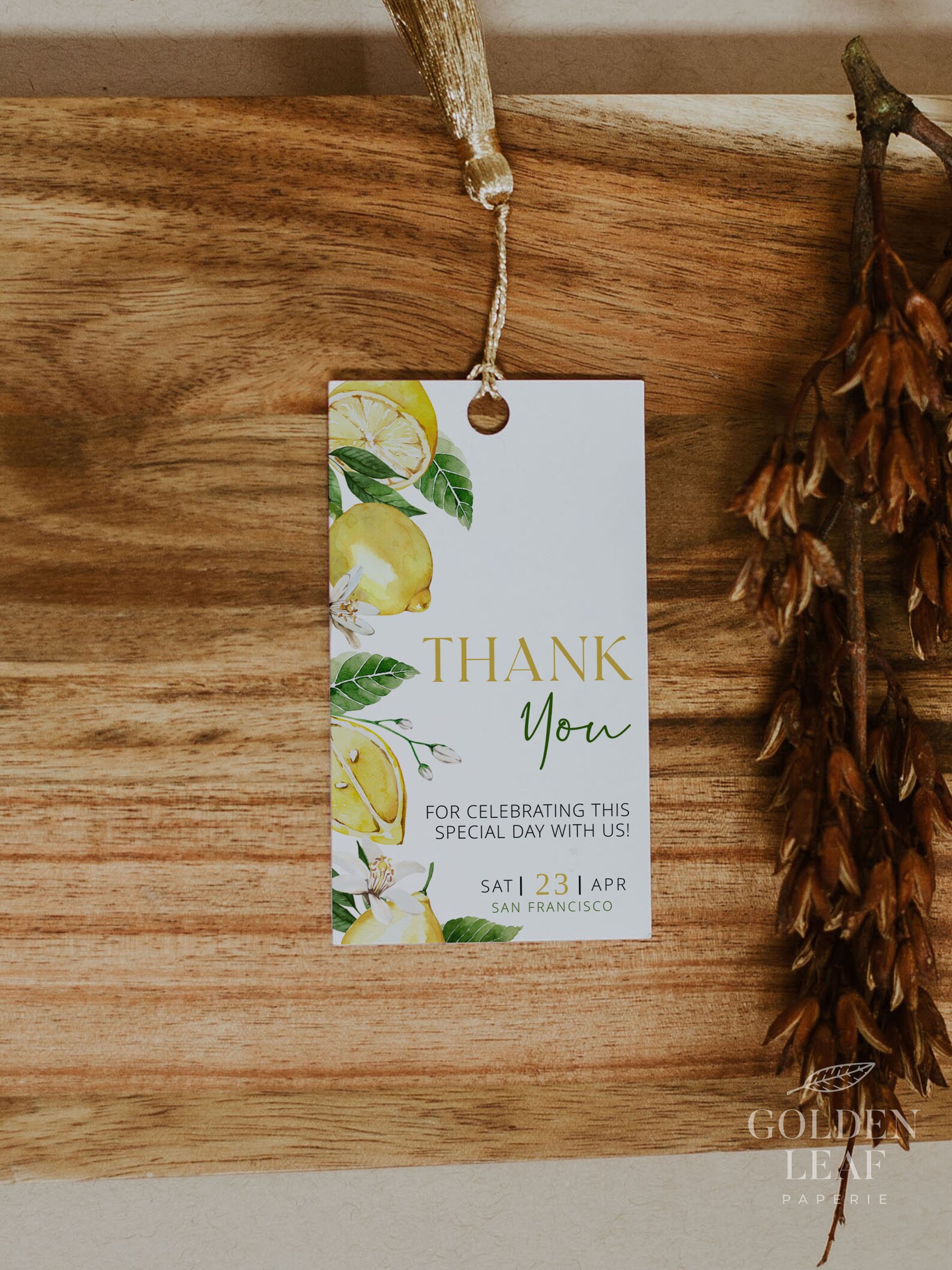 LEMON | Favor Tag Template, Mimosa Bar Tags, Main Squeeze, Lemon ...