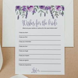 PURPLE | Bridal Shower Games Bundle, Printable Editable Templates ...