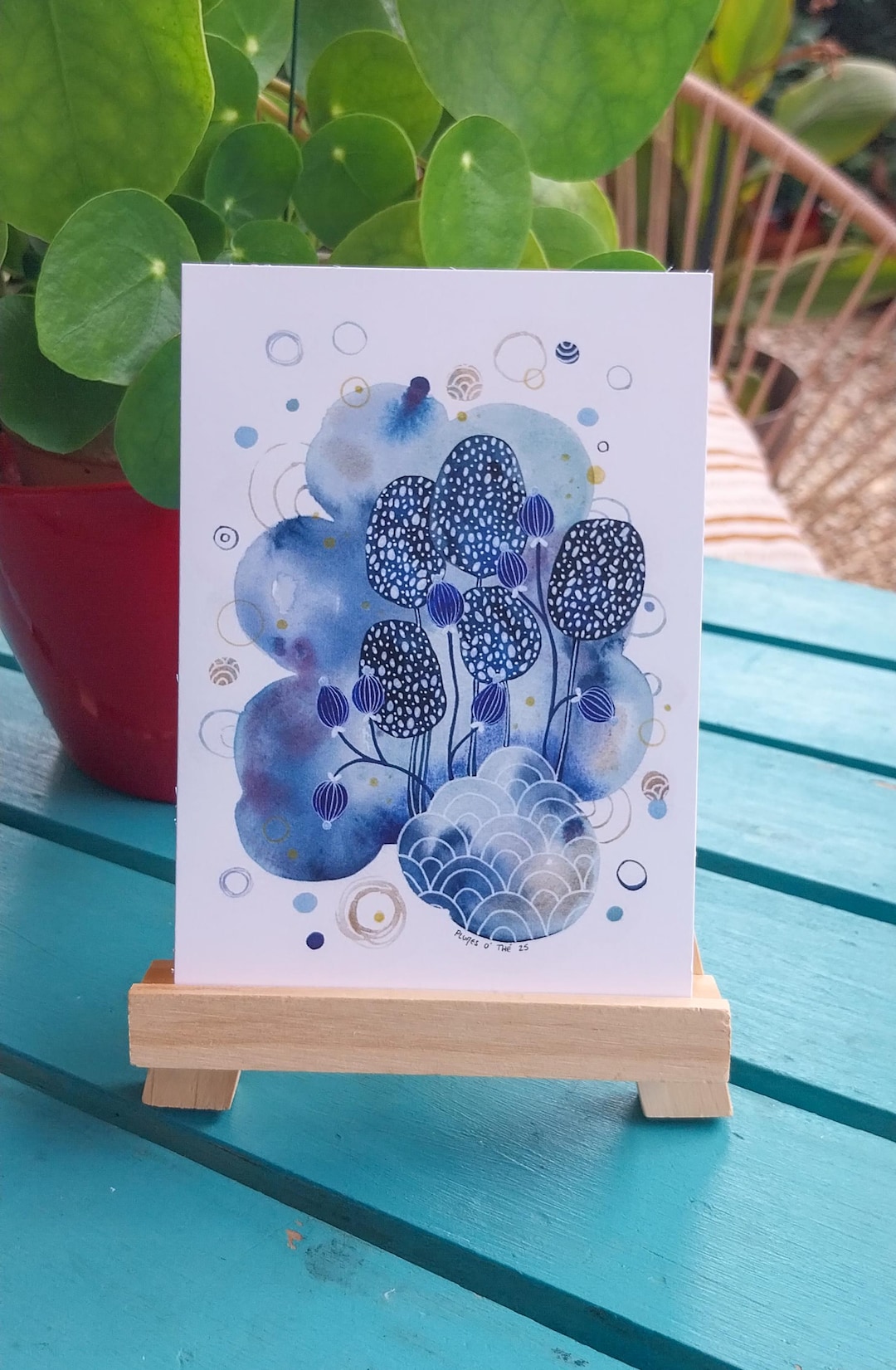 A6 Card "botanical Fragment 9" - Etsy