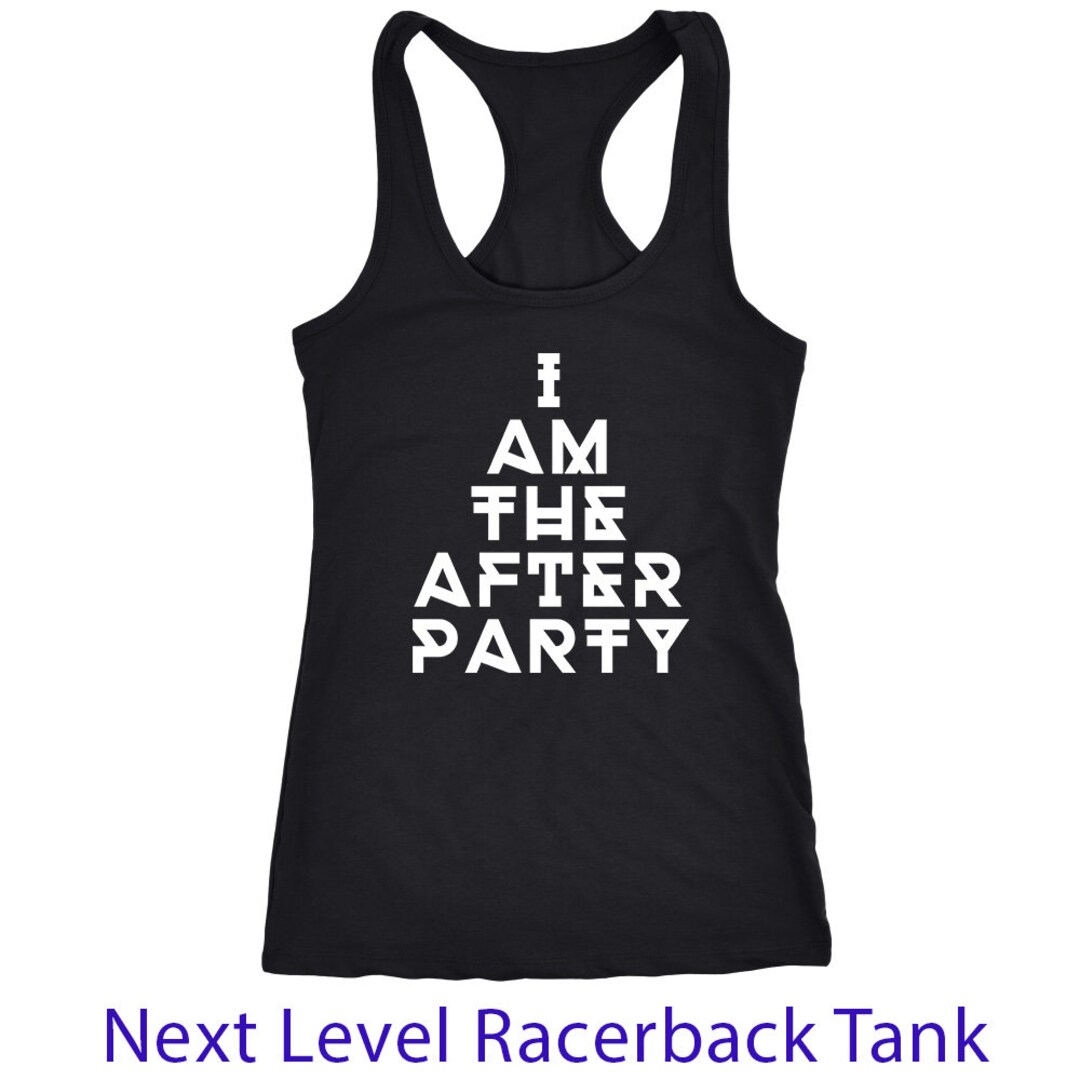 Techno I Am the Afterparty Gift, Birthday Present, Racerback, Tank Top ...