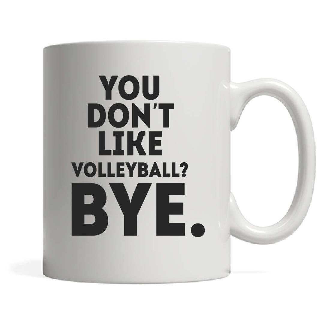 Volleyball White Mug, Volleyball Player Gift, 11oz or 15oz White Mug ...