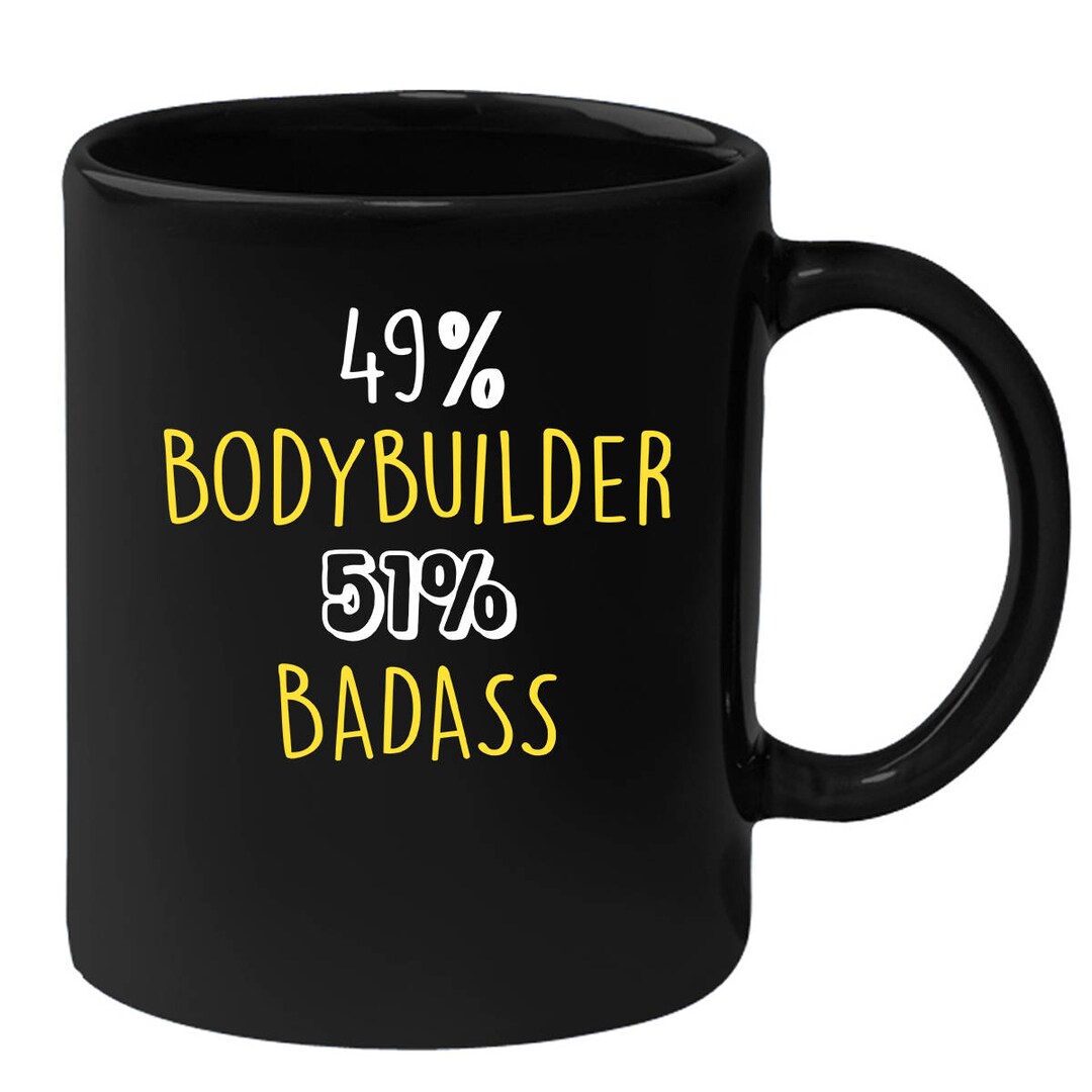 Mug for Bodybuilder Gift for Bodybuilder Black Mug, Gift for Coffee or ...