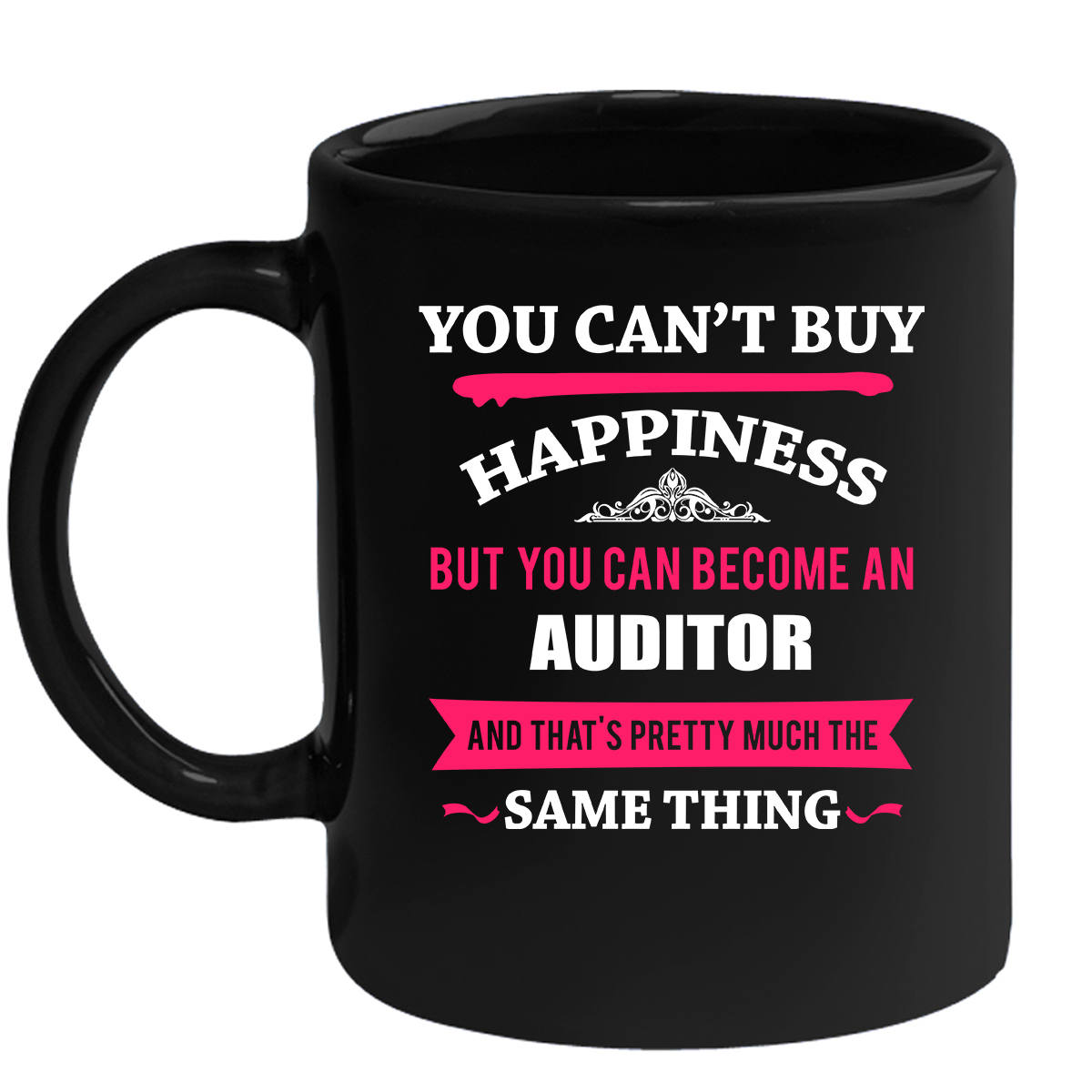 Mug for Auditor Gift for Auditor Black Mug, Gift for Coffee or Tea ...