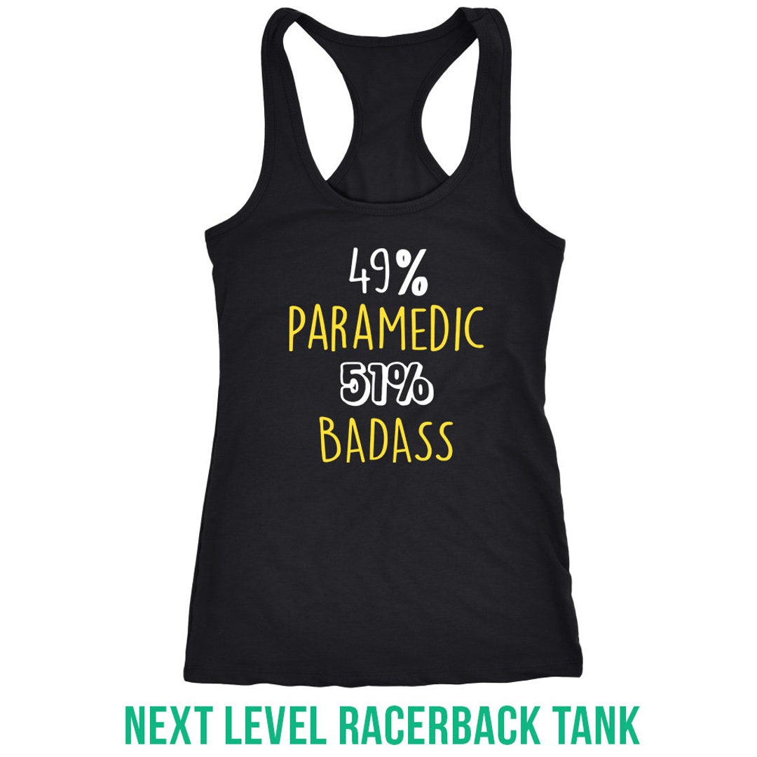 Paramedic Gift49% Paramedic Badass Woman's Tank Top - Etsy