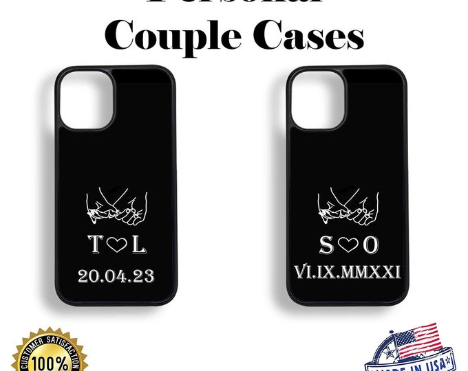 Personalized Custom iPhone Cute Matching Cases for 16 15 14 13 12 11 ...
